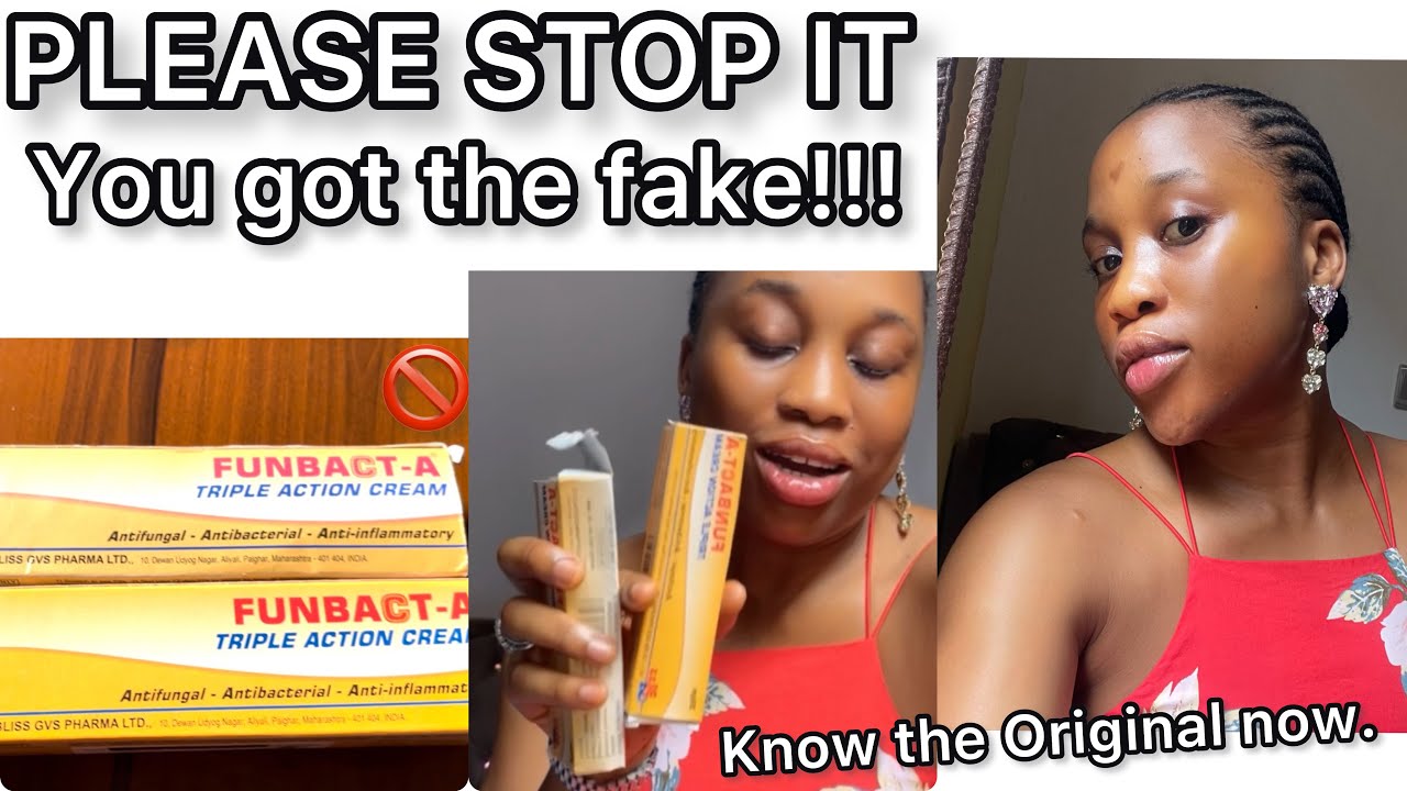 How to Detect Original funbact A cream,products in the market,it’s ...