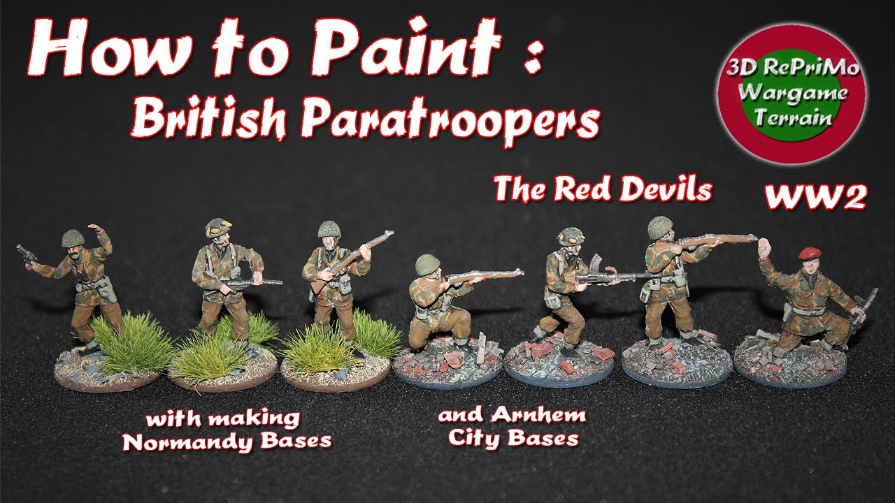 Tutorial:How to Paint 1/72 British Airborne/Painting Guide/Britische ...