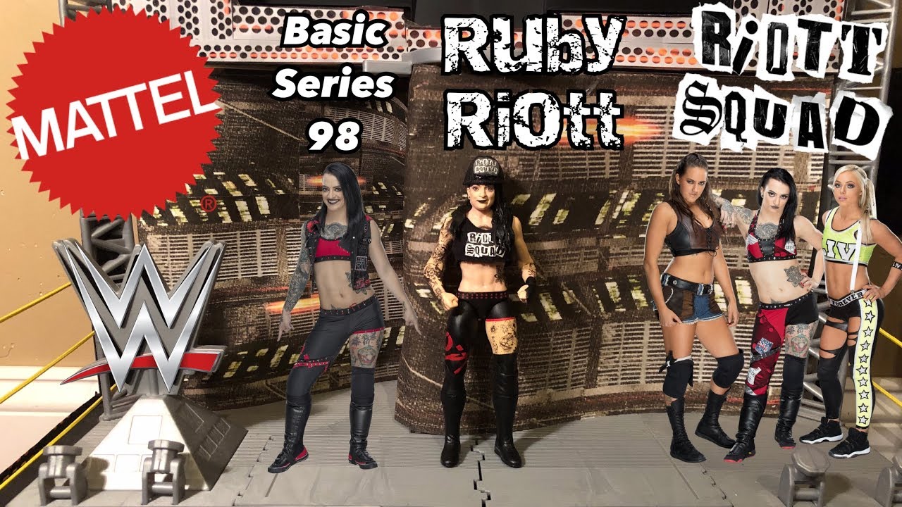 WWE Figure Insider:Ruby Riott Mattel Basic Series 98 & Customization - YouTube
