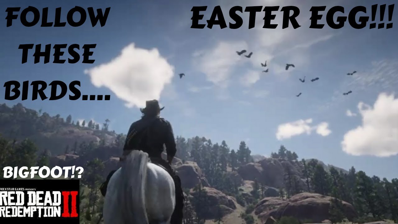 RED DEAD REDEMPTION 2 *FOLLOW THE BIRDS* EASTER EGG!!! IN RED DEAD ...