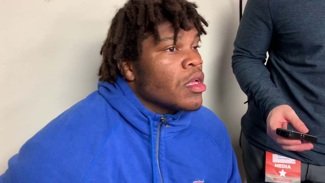 Gators center Nick Buchanan talks loss to LSU - YouTube