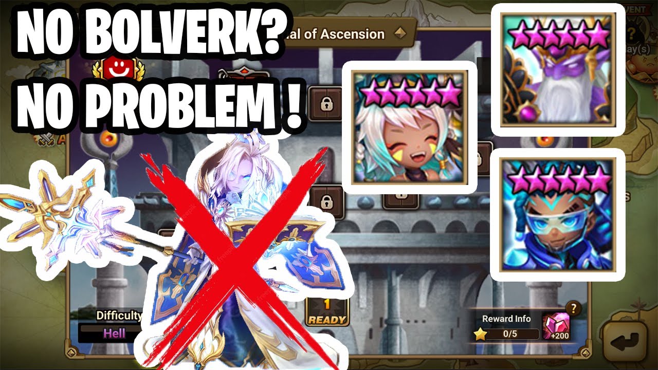 TOA HELL - SEPTEMBER - STAGES * 1-2-3-4-5-6-7-8 * (Summoners War) - YouTube