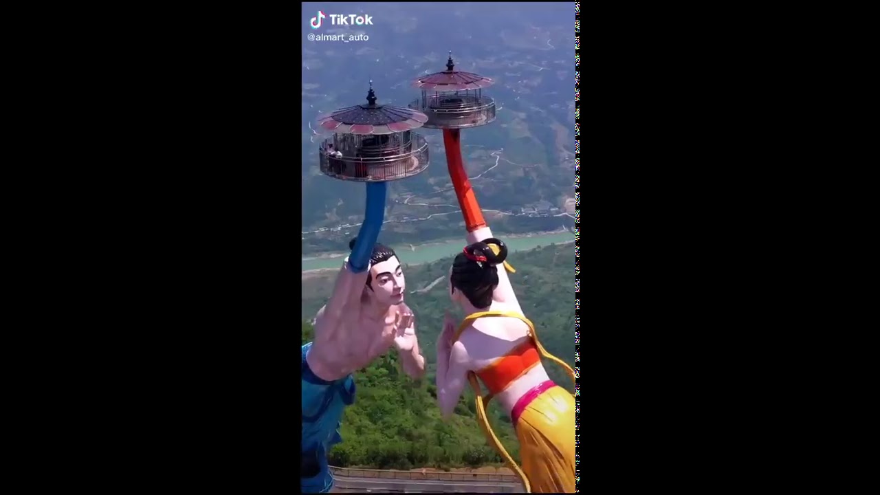 World's No 1 flying kiss in china - YouTube