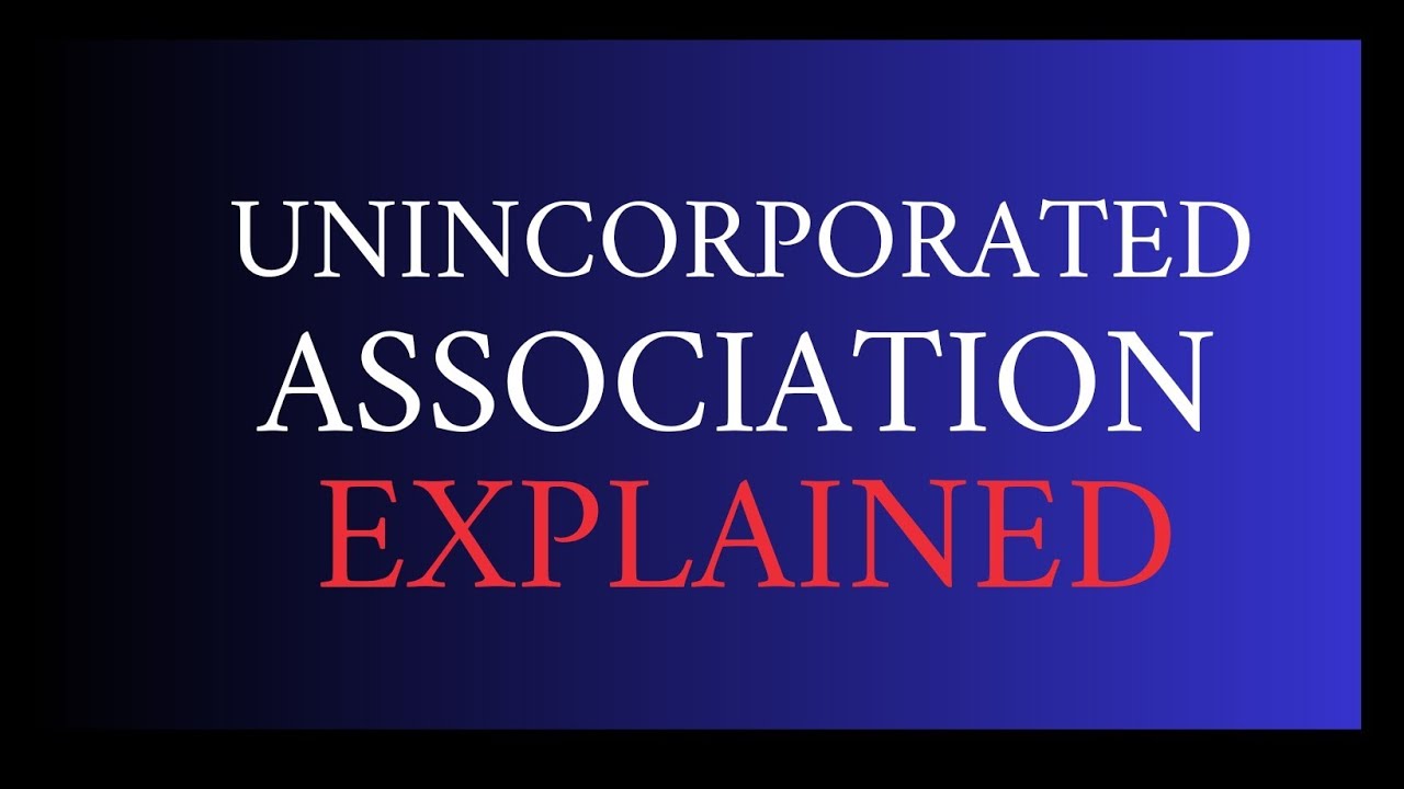 Unincorporated Association Rights Private Ministerial Association Trust ...