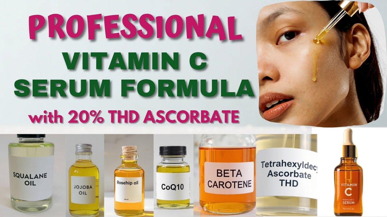 How To Make The Most Stable Vitamin C Serum | THD Ascorbate DIY Formula ...