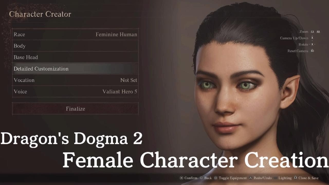 Dragon's Dogma 2 Cute Female Character Creation - YouTube