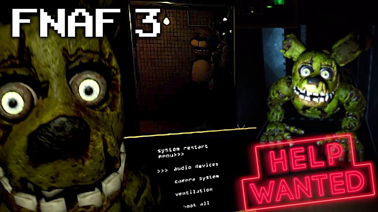 Springtrap is so Annoying!! | FNAF: Help Wanted (Part 3) - YouTube
