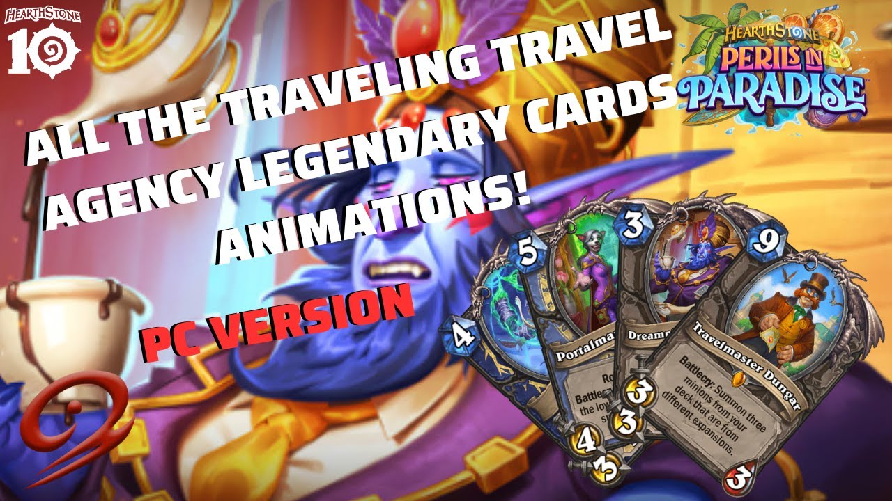 All The Traveling Travel Agency Legendary Cards Animations! [PC VERSION ...