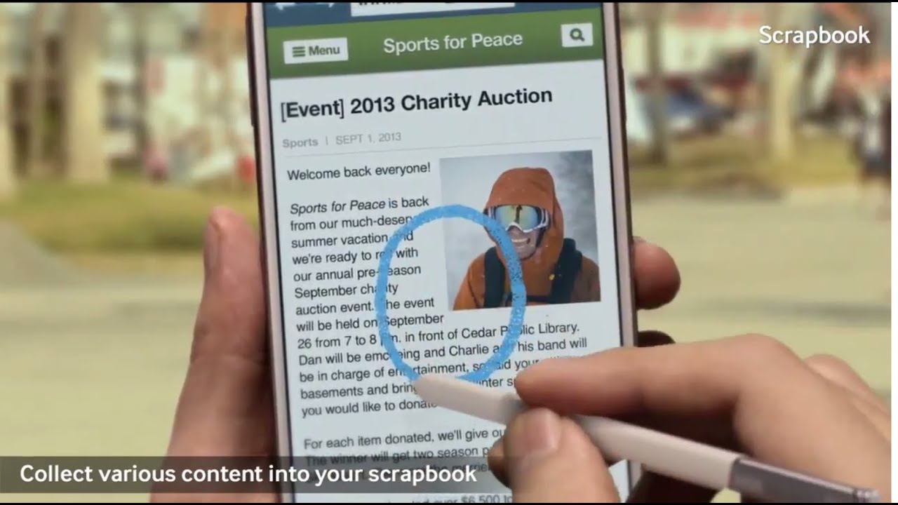 Samsung Galaxy Note 3 ScrapBook Walkthrough - YouTube