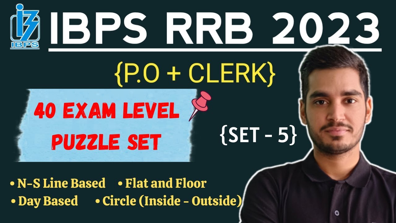 IBPS RRB 2023 | 40 Puzzle sets | Set - 5 | Vikas Jangid - YouTube