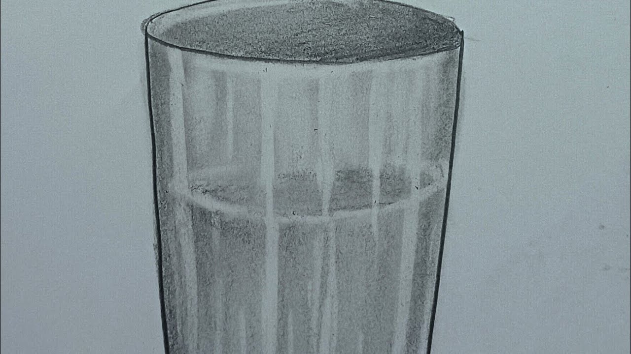 How to draw Glass in pencil shade ।।Artist Pradip Pal tutorial ♥️ ...