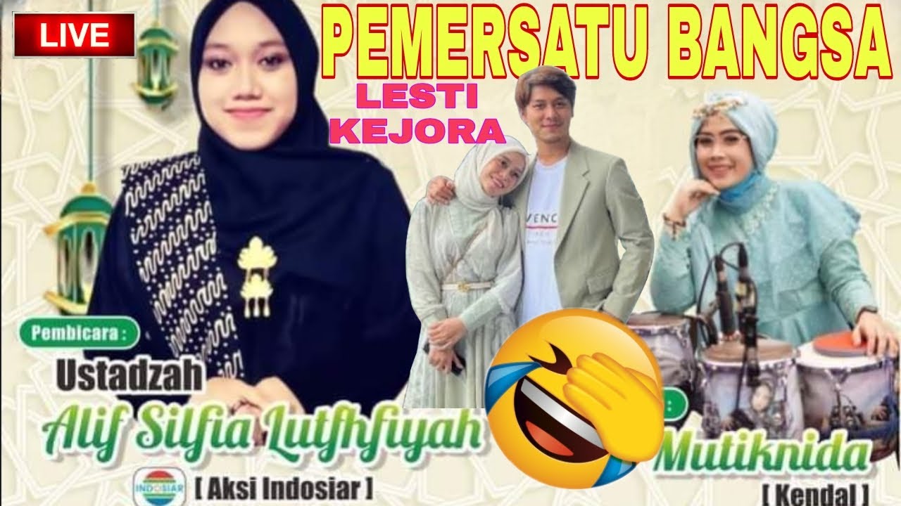 Prank BAIM PAULA - LESTI KEJORA - RIZKY BILLAR | Pengajian Super Lucu Ustadzah ALIF SILFIA PATI ...