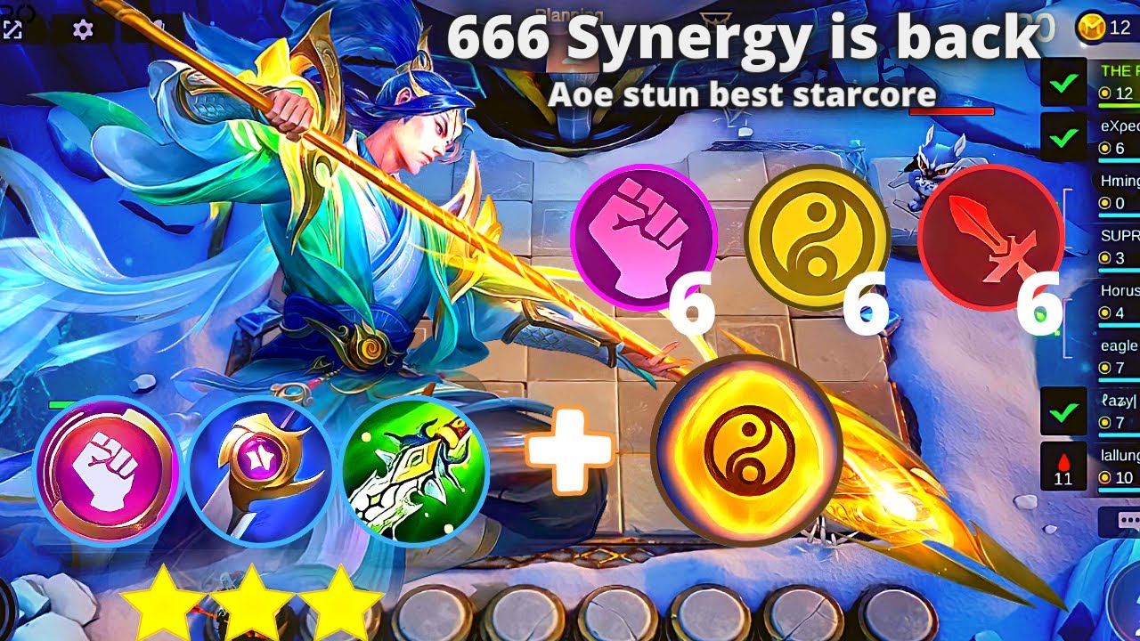 MAGIC CHESS 666 SYNERGY IS BACK WITH 3 STAR HYPER WRESTLER ZILONG ...