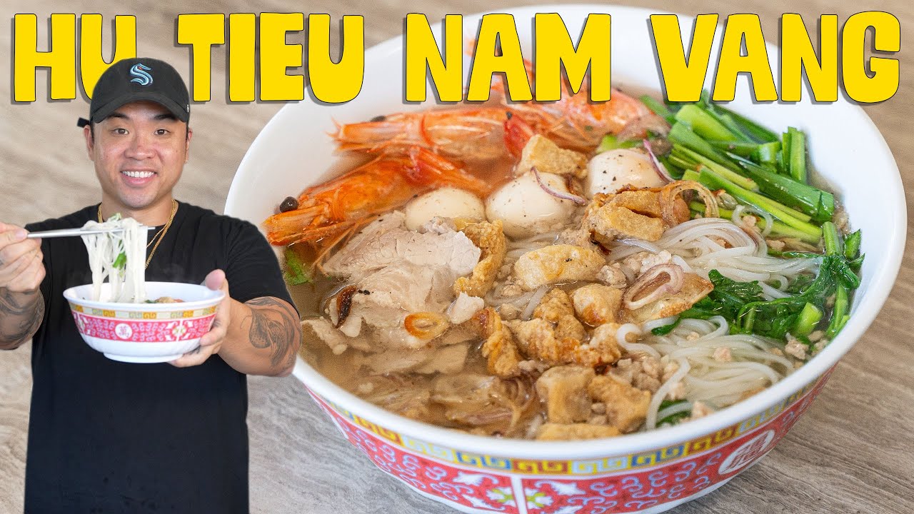 How to Make: Authentic Hu Tieu Nam Vang/Phnom Penh Noodle Soup in 5 EASY Steps! - YouTube