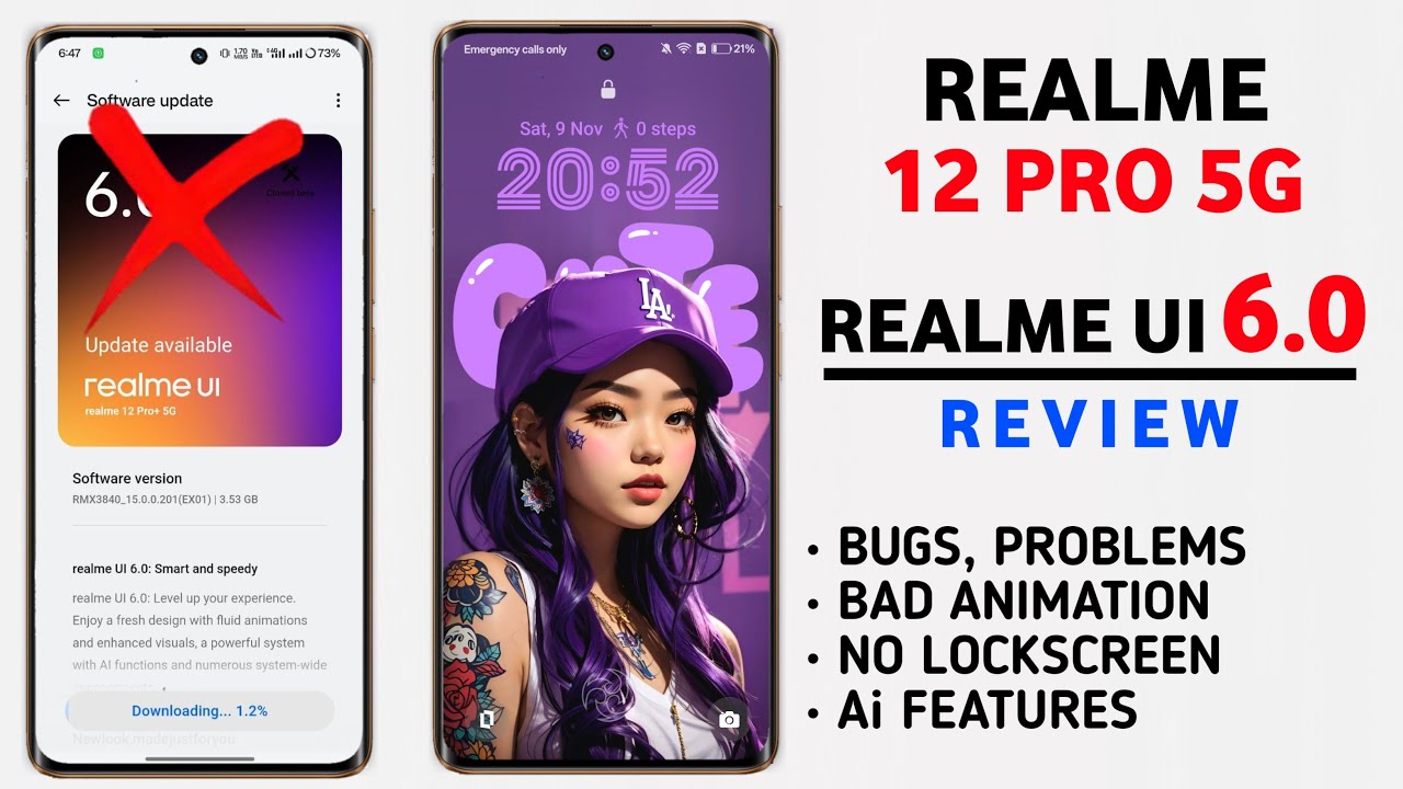 Realme 12 Pro Realme Ui 6.0 Update Review | Bugs,Problems & Ai Features ...