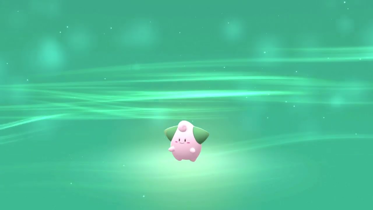 Shiny Cleffa evolves into Clefairy #BDSP #Evolution #Clefairy - YouTube