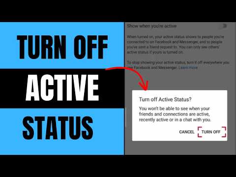 How to Turn Off Active Status on Facebook