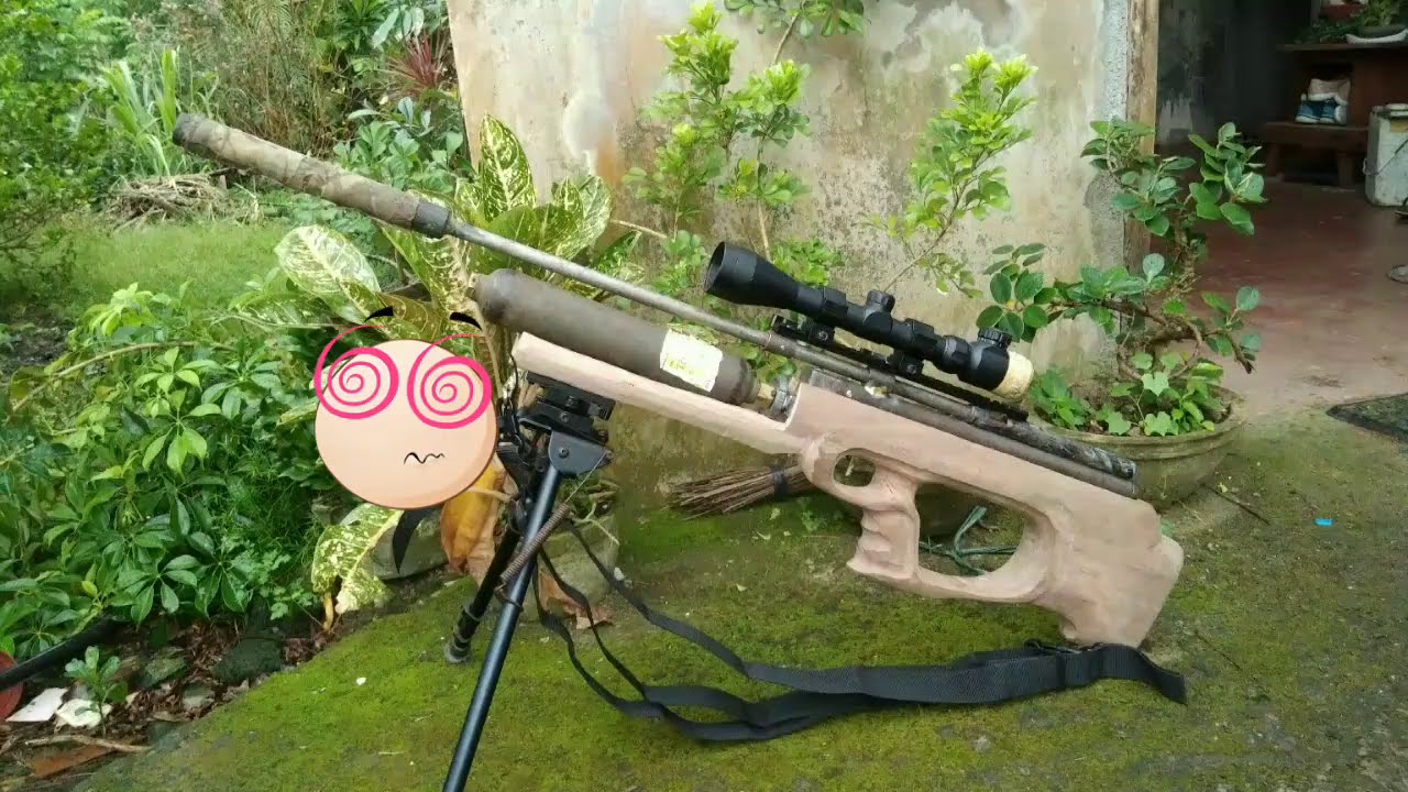 how to Convert co2 ARMSCOR air rifle to PCP air rifle | BULLPUP DESIGN ...