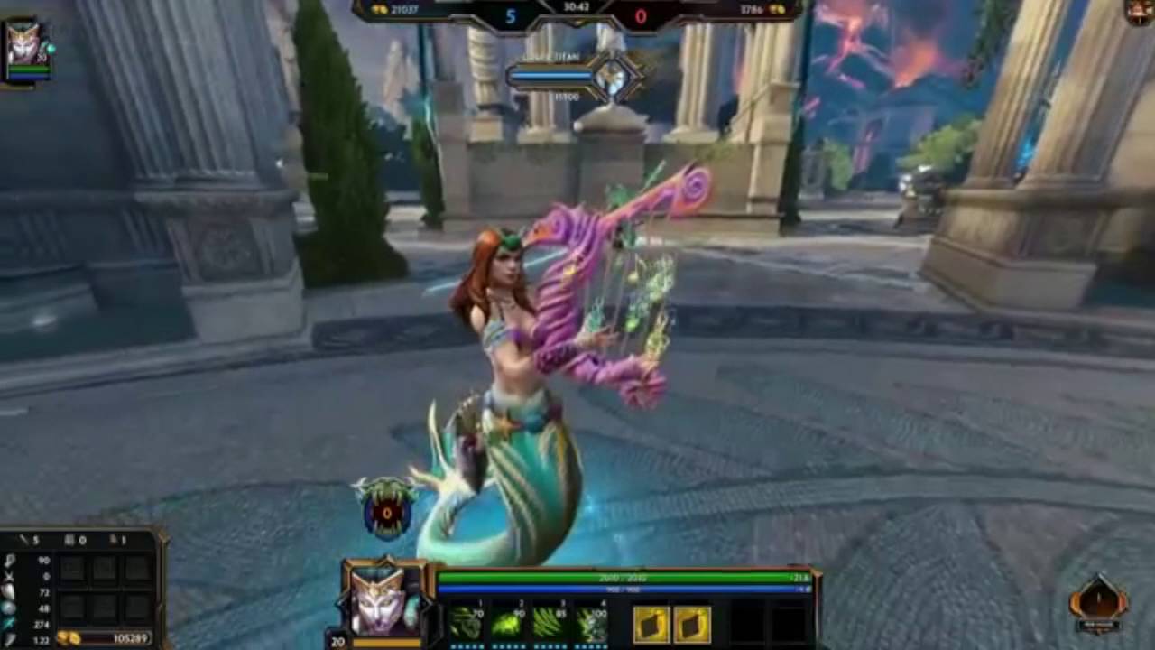 SMITE - Sea Maiden Medusa Song Loop (kinda) - YouTube