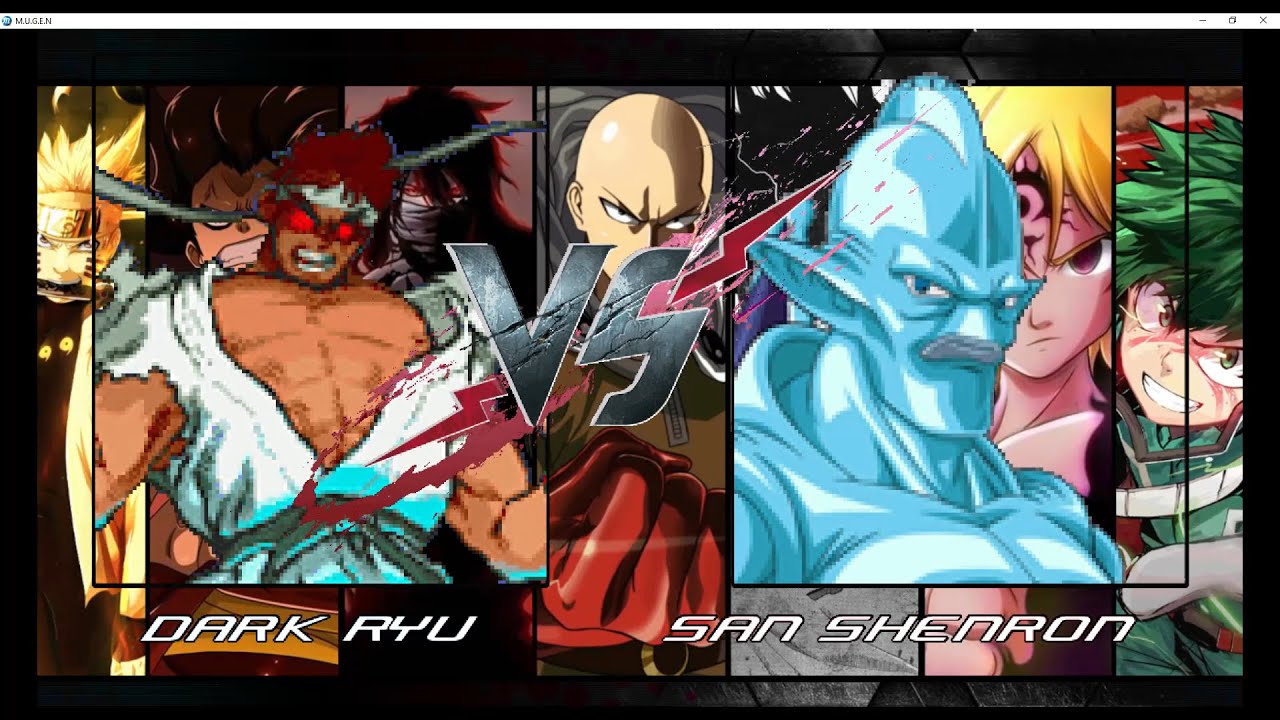 MUGEN FIGHTCLUB| SEASON 1 EPISODE 29| DARK RYU VS SAN NSHENRON - YouTube