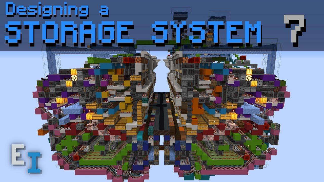 Fully Hopper Locked Storage Hall - Designing a Storage System #7 - YouTube