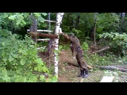 Охотничий лабаз - YouTube