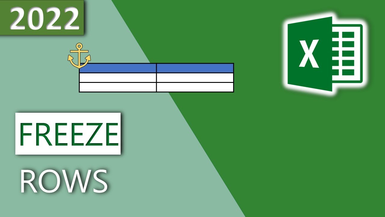 How To Freeze A Row In Excel YouTube How To Freeze A Row In Excel YouTube