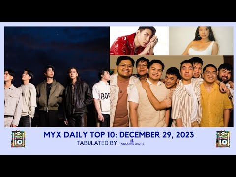 MYX Daily Top 10: December 29, 2023 - YouTube