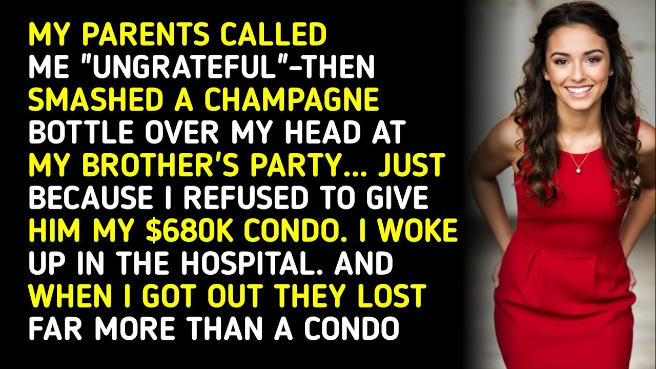 MY PARENTS CALLED ME "UNGRATEFUL"-THEN SMASHED A CHAMPAGNE BOTTLE OVER ...