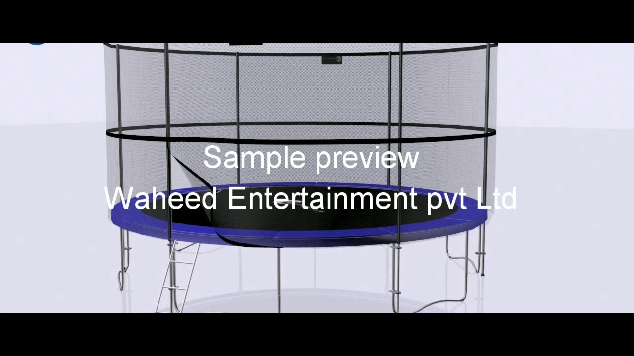 trampoline animation - YouTube