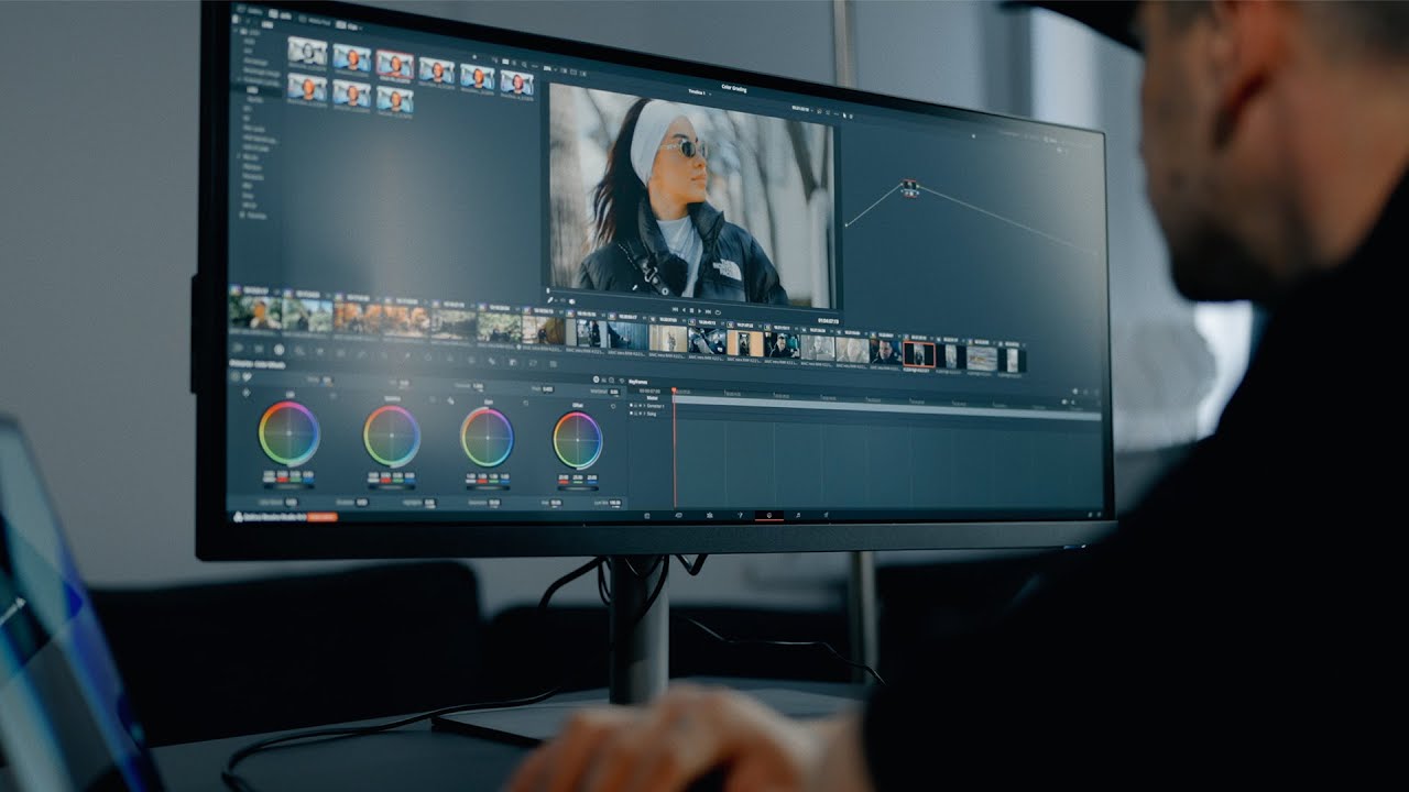 Color Grading on the BENQ PD3420Q - YouTube
