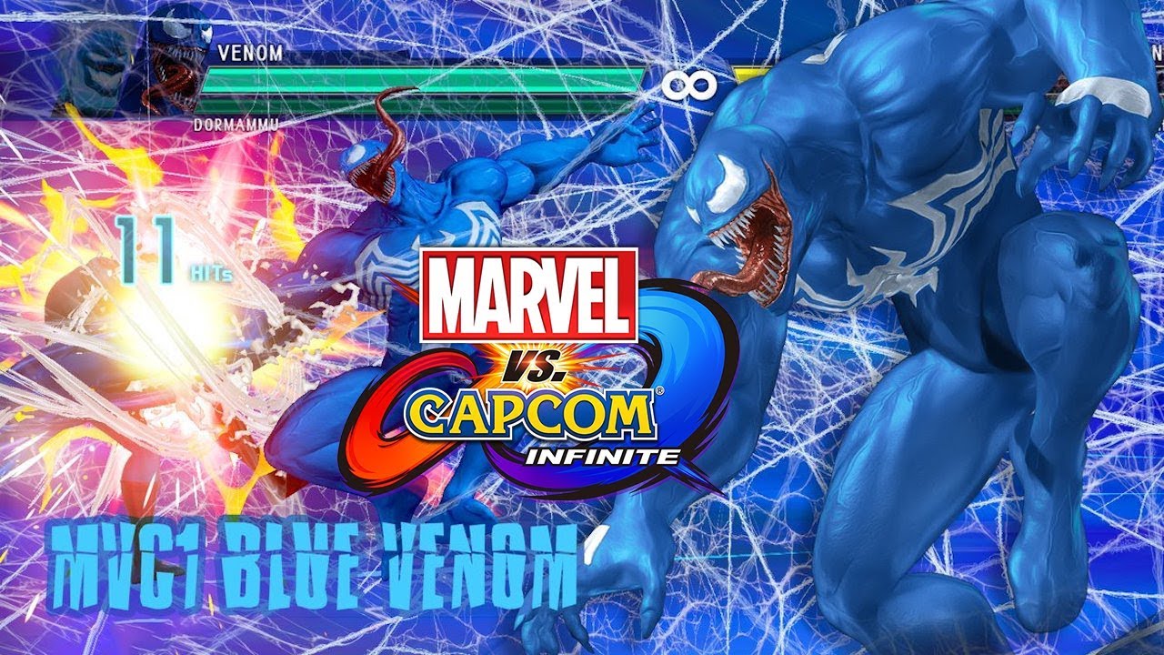 MARVEL VS. CAPCOM: INFINITE - MODS - BLUE VENOM (PC ONLY) - YouTube