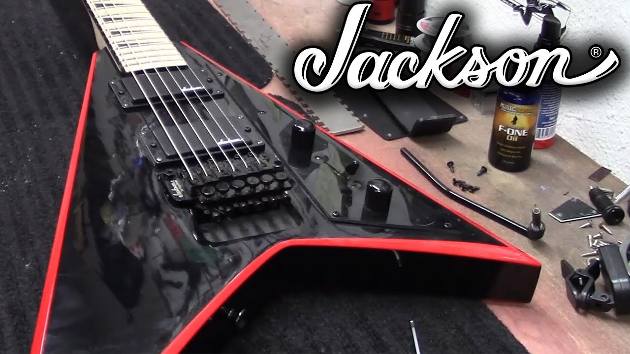 Jackson RR-V Restring - YouTube