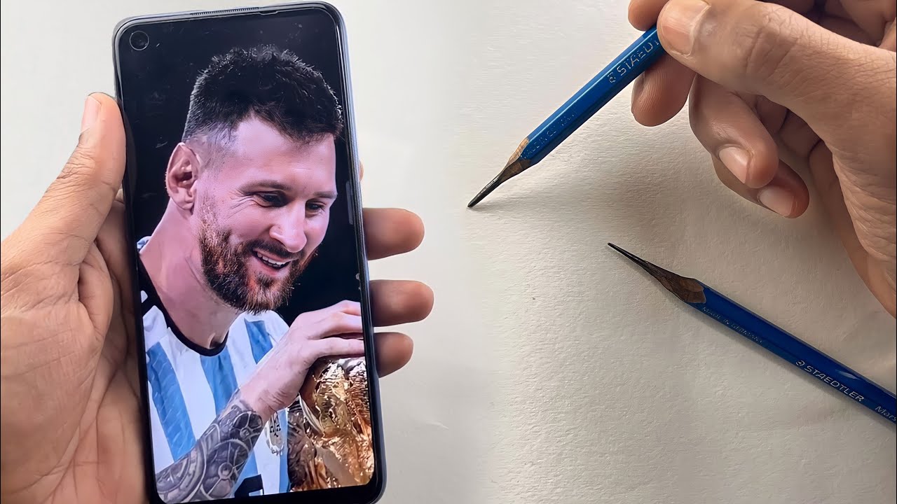 Drawing Lionel Messi ️ | Step by Step Outline Tutorial - YouTube