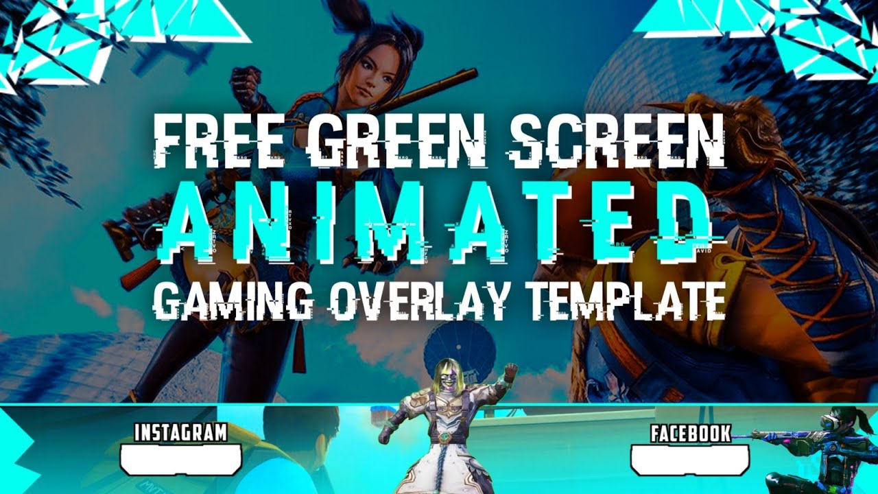 Free Animated Gaming Overlay - YouTube