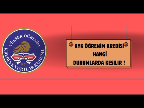KYK ÖĞRENİM KREDİSİ HANGİ DURUMLARDA KESİLİR ? #eğitim #bilgi #kyk