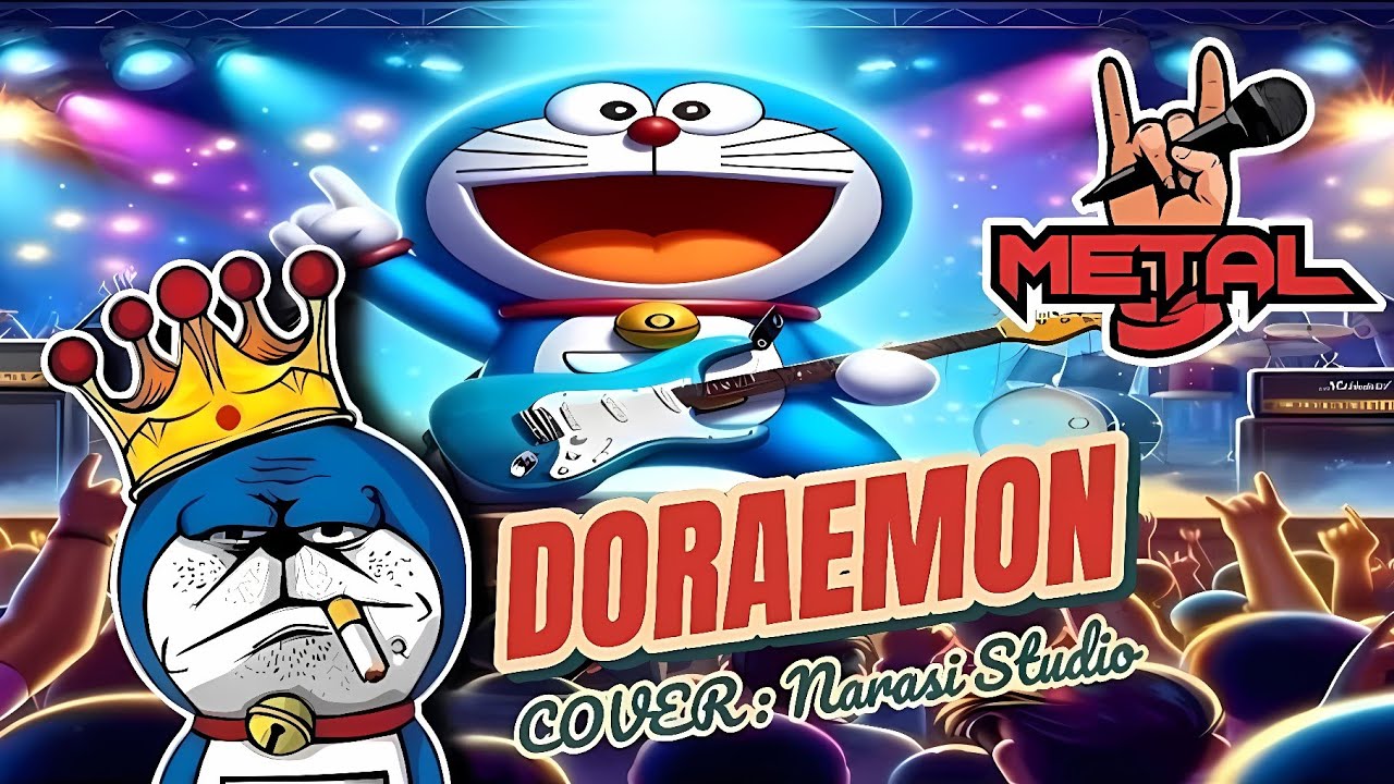 LAGU ROCK METAL DORAEMON ( Cover Narasi Studio ) - YouTube