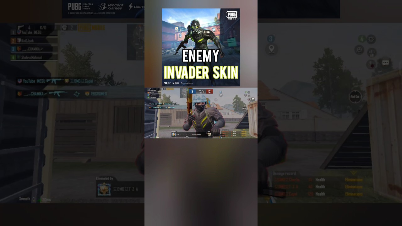 enemy Invader skin #pubgmobile #pubgshorts #moments #pubg - YouTube