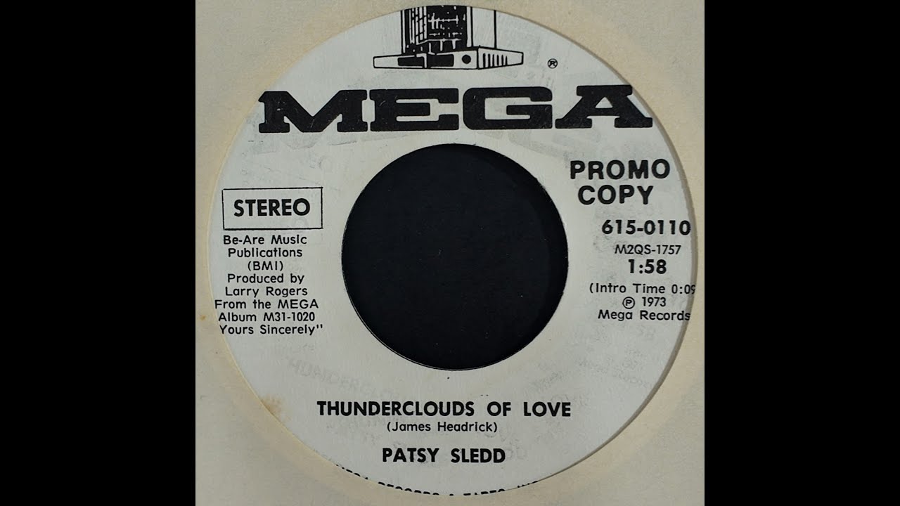 Patsy Sledd .Thunderclouds Of Love Demo 45 . 1973 . Al's Record Room ...