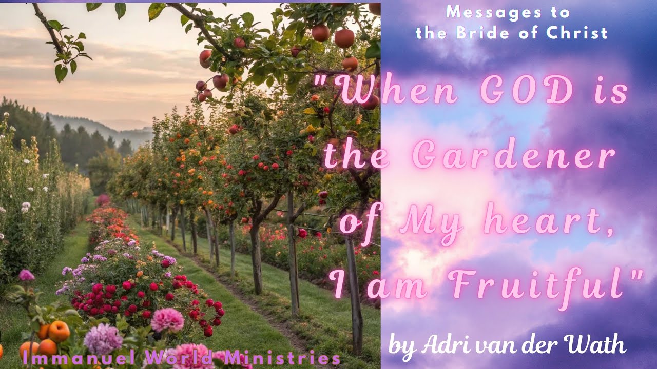 When God is the Gardener of my heart, I am Fruitful! - YouTube