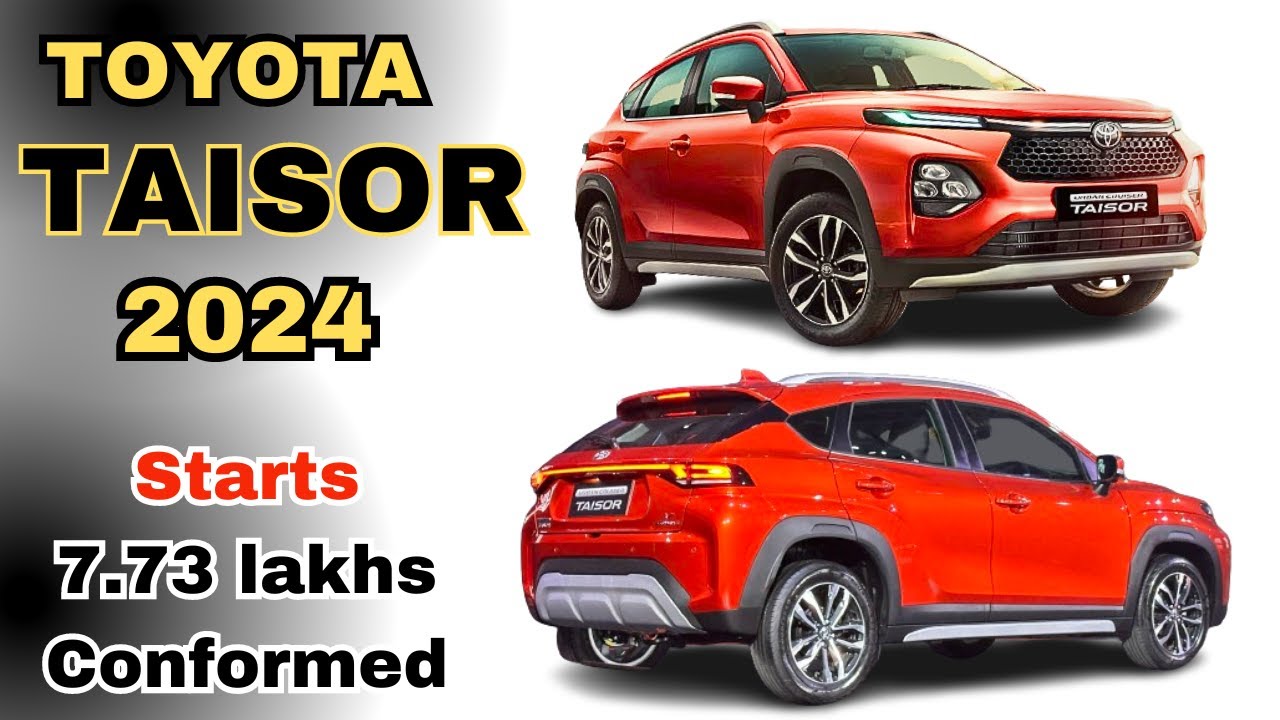 Toyota Urban Crusier Taisor 2024|Toyota Taisor Launched |Toyota Taisor ...