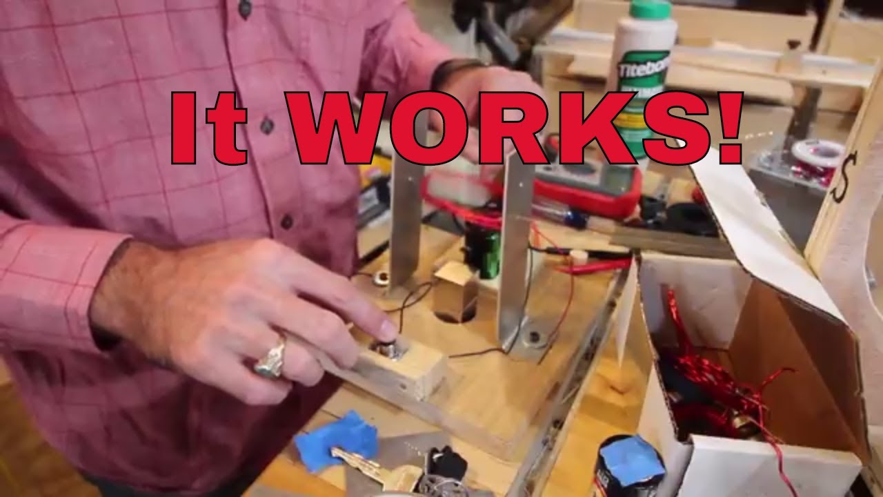 Simple DIY Electric Motor - YouTube