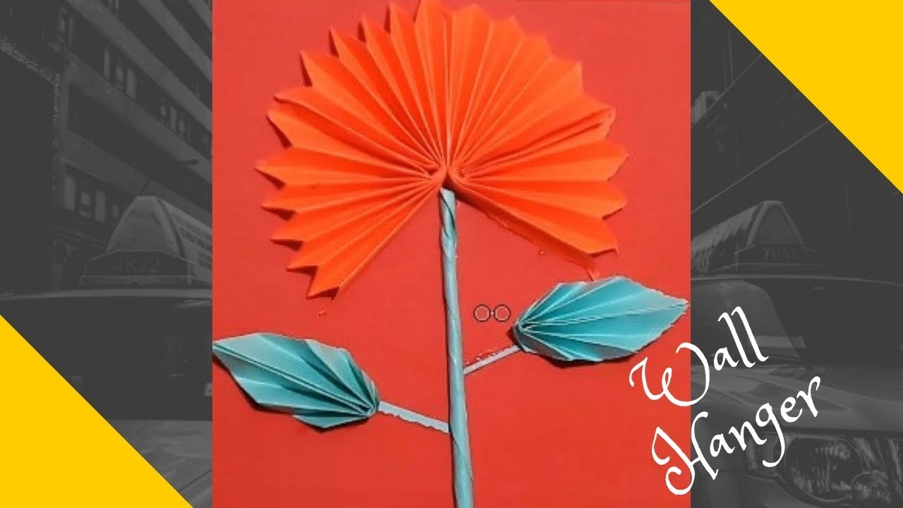 Color Paper Wall Hanging Craft Ideas For Decoration|DIY Handmade Paper ...