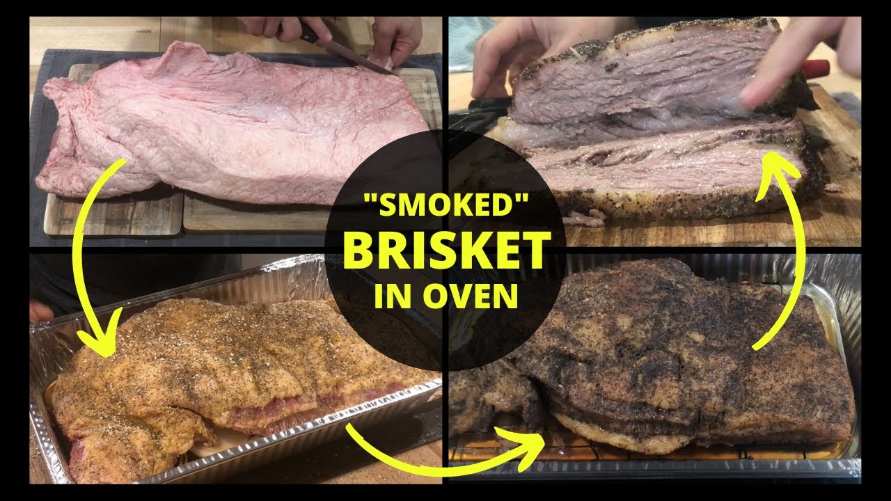 Oven "Smoked" Brisket using liquid smoke - YouTube