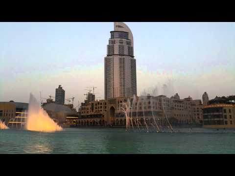 The Dubai Fountain- Dubai Mall - Water show (Ezel Jenerik Music)