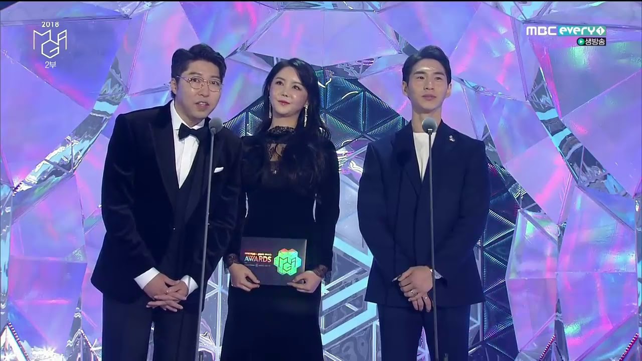 181106 Bang Shin Hyuk wins Producer Of The Year @ 2018 Genie Music ...