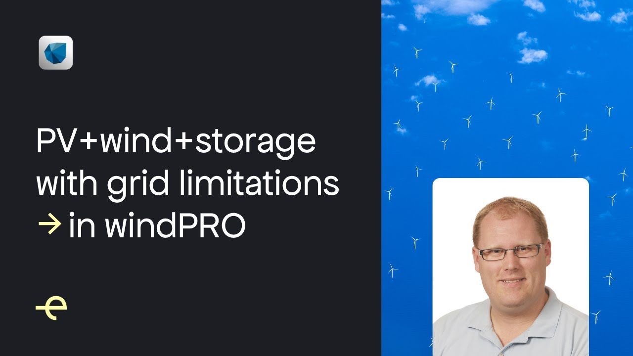 Behind-the-meter operation, PV+wind+storage with grid limitations - YouTube