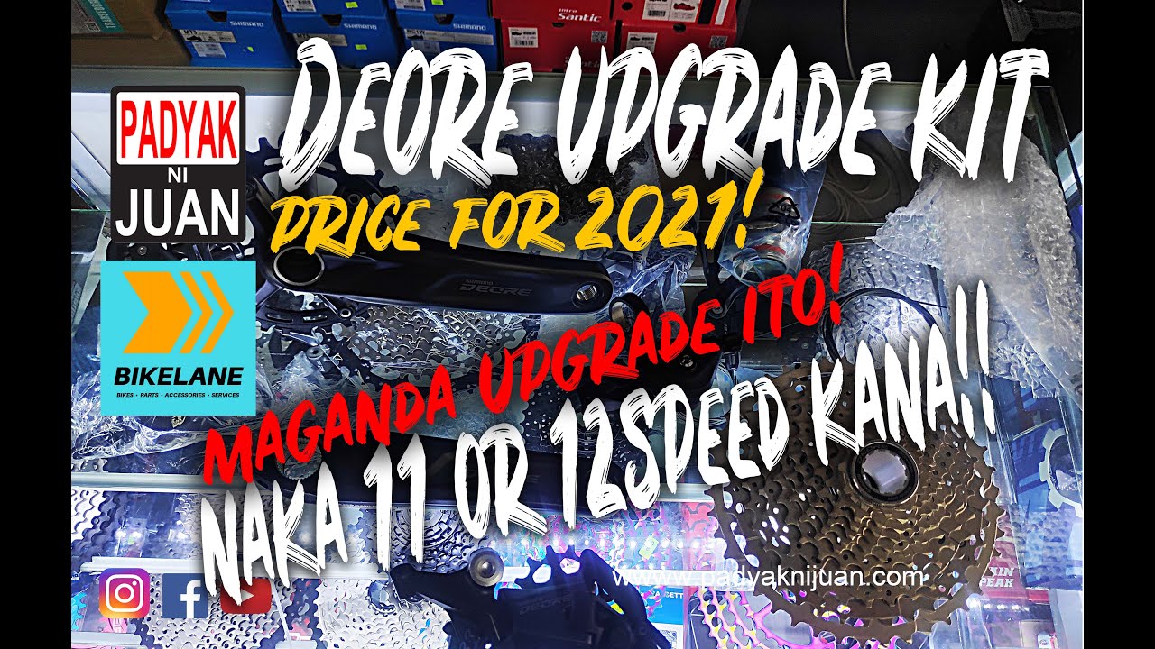 Plano mo mag upgrade ng pyesa ng bike? Ito para sayo Deore upgrade kit ...