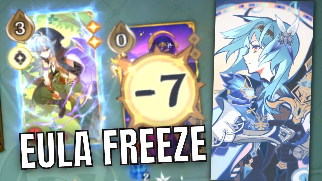 Shattering Ice With Eula | Genshin Impact TCG - YouTube