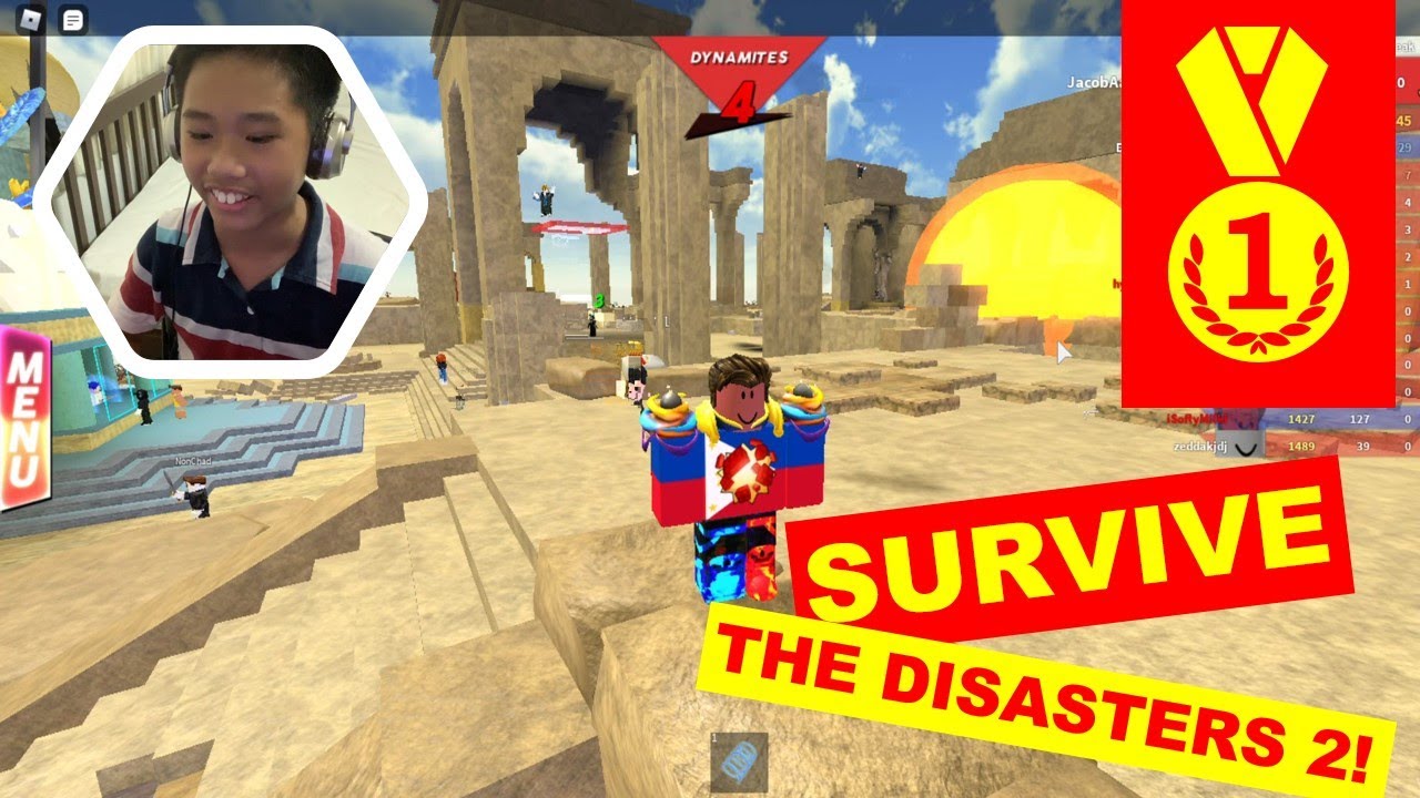 Roblox Noob - Survive The Disasters 2! | Roblox Gameplay | Roblox Games ...